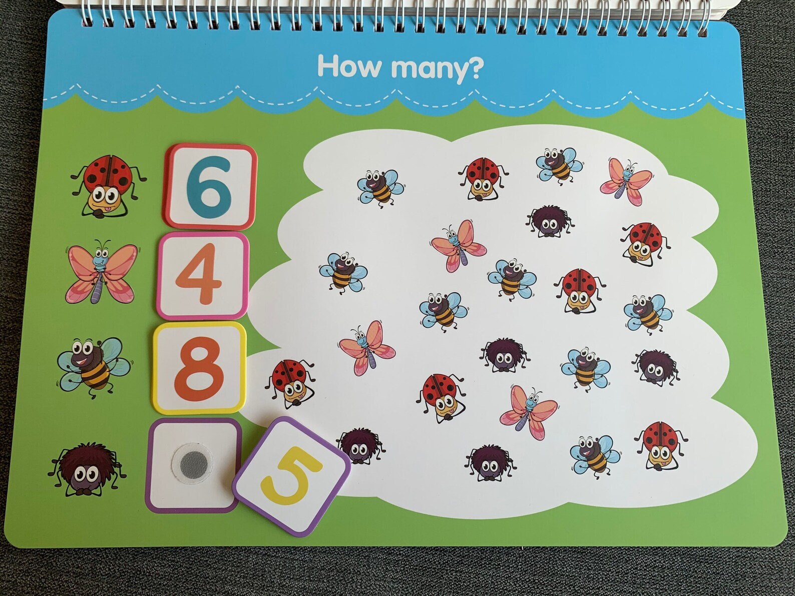 Preschoolers Busy Book Laminated Busy Book Quiet Time Learning Binder ...