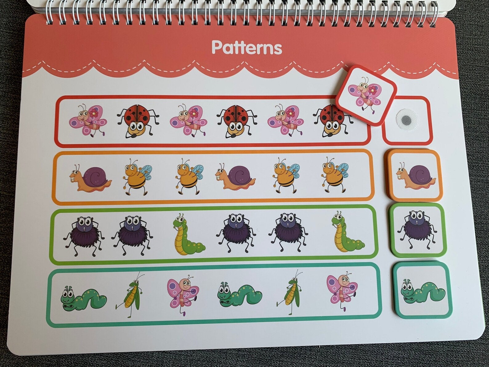 Preschoolers Busy Book Laminated Busy Book Quiet Time Learning Binder ...