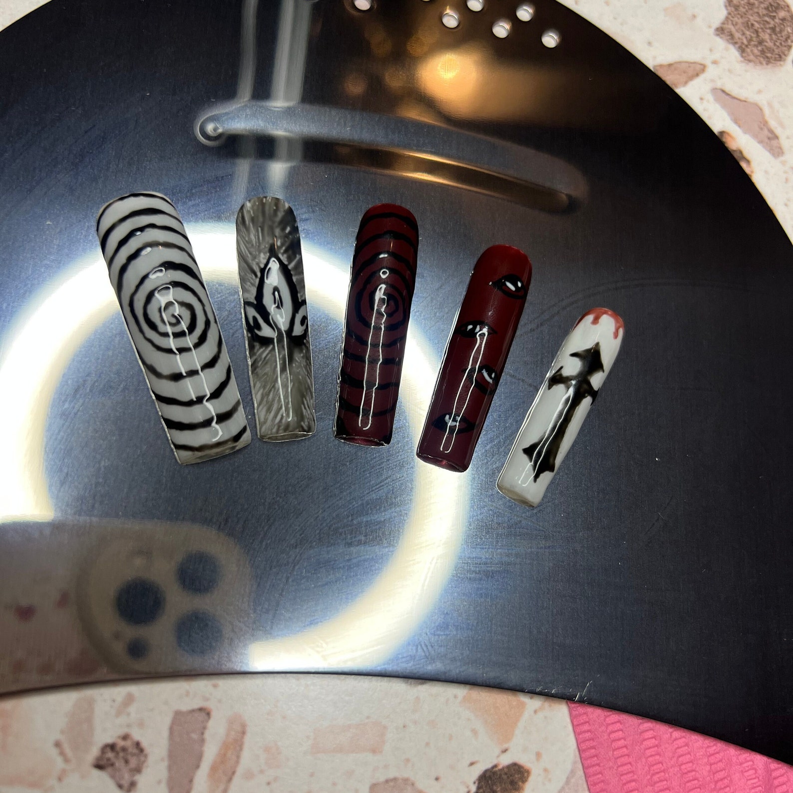 Asura Soul Eater Press on Nails - Etsy