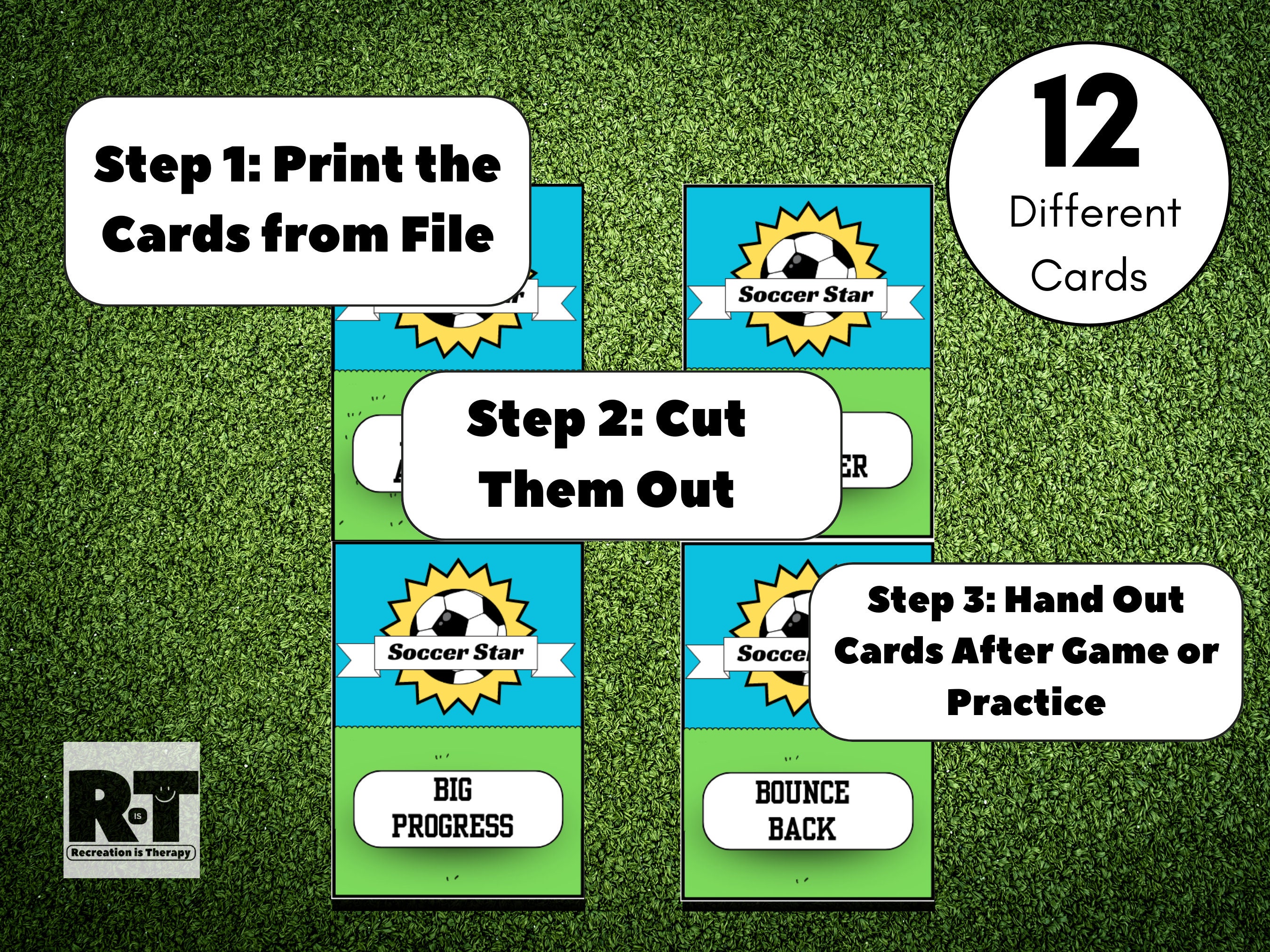 Soccer Award Printable Cards for After Games or Practices, Soccer Team ...