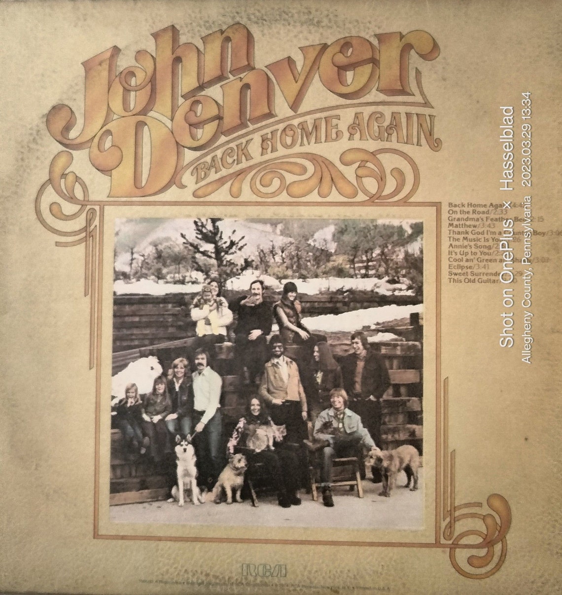 Vinyl Records - John Denver , Back Home Again - Etsy