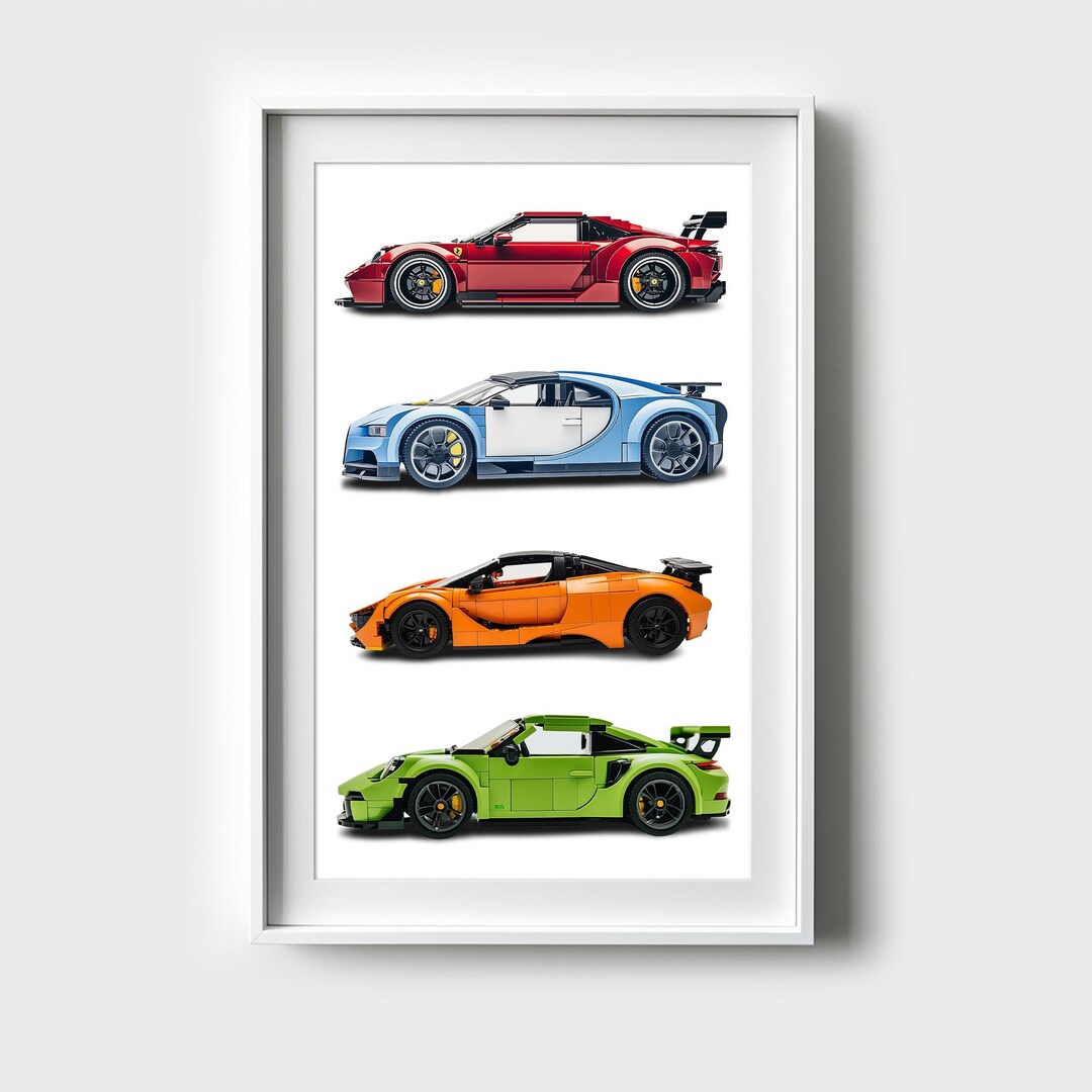 LEGO Supercar Side Shots – Iconic Porsche, Mclaren, Ferrari & Bugatti ...