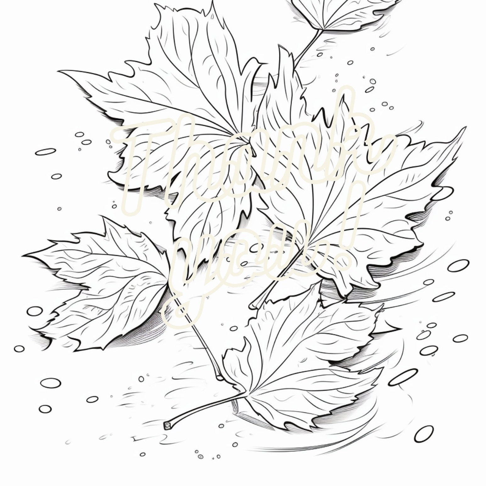 Autumn Leaves Symphony - 4 Digital Downloads - Etsy