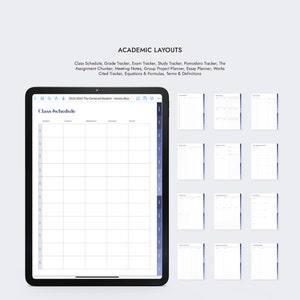 The Centered Student Digital Planner, Ultimate Academic System ...