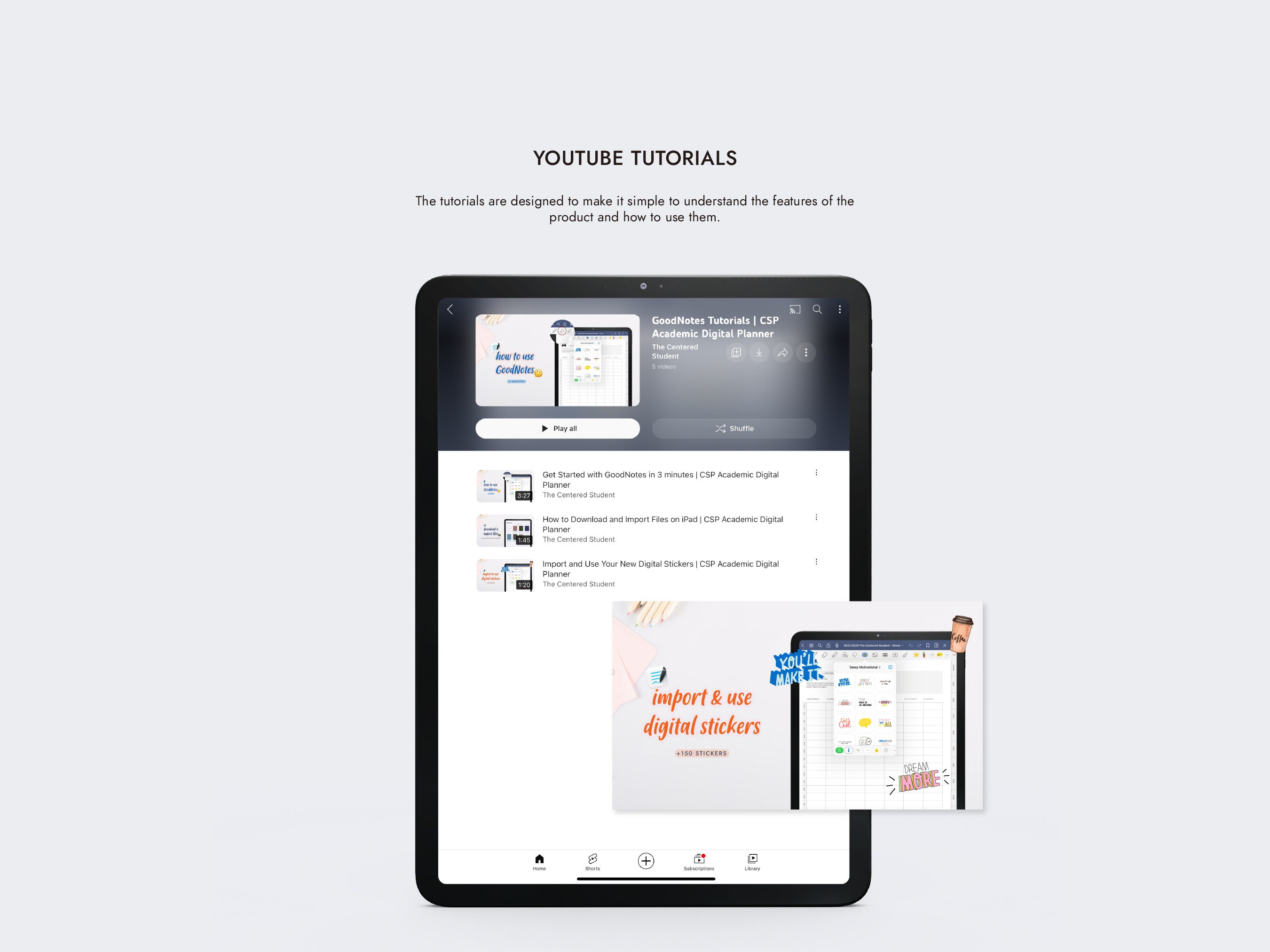 The Centered Student Digital Planner, Ultimate Academic System ...