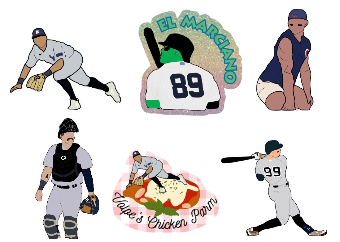 New York Yankees Stickers Single or Pack - Etsy