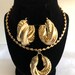 Luxury, Chunky Italian Gold Design Earrings & Pendant. Non Tarnish.skin ...