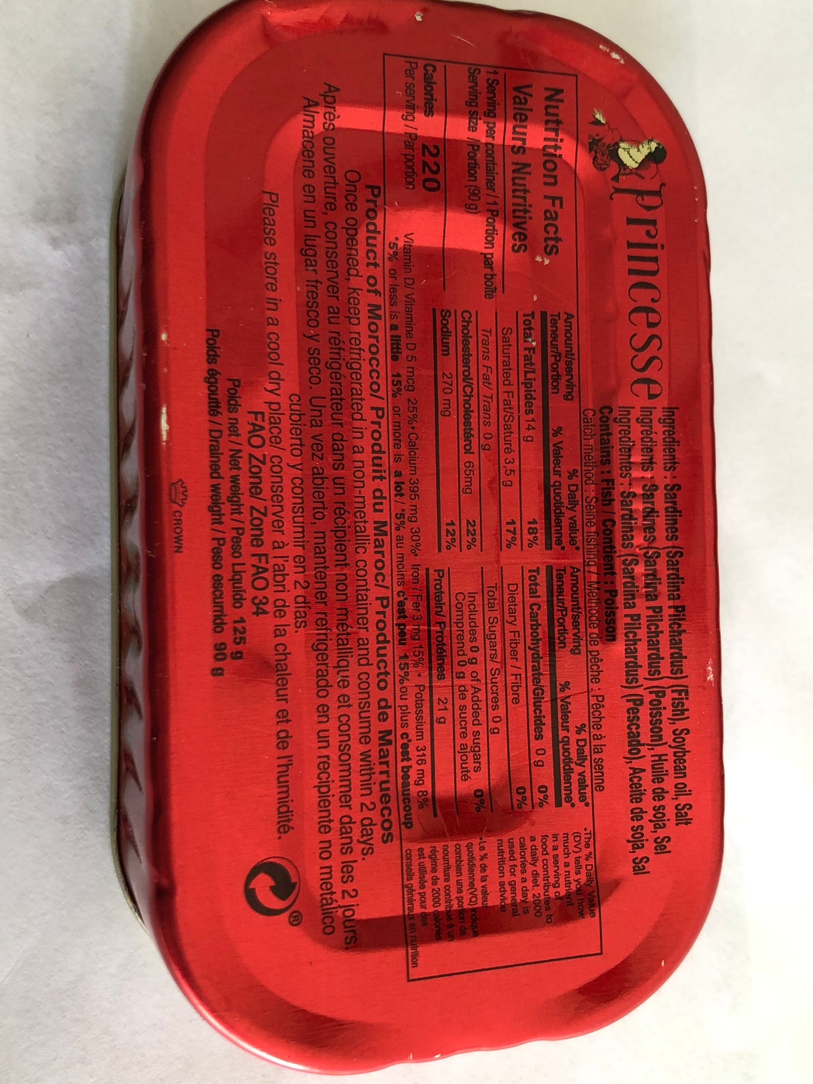 Princesse Sardines/canned Fish - Etsy
