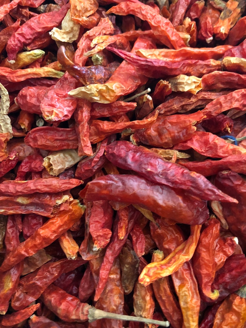 Dry Chili Peppers: Ata Gbigbe, Hot Pepper - 5oz - Etsy