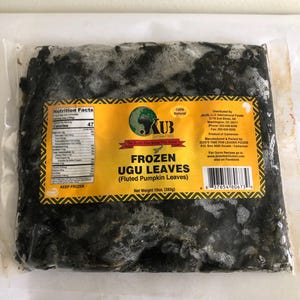 Fresh Frozen Ugu Leaves/fresh Ugu/flutted Pumpkin Leaves/ugu…. (ships ...