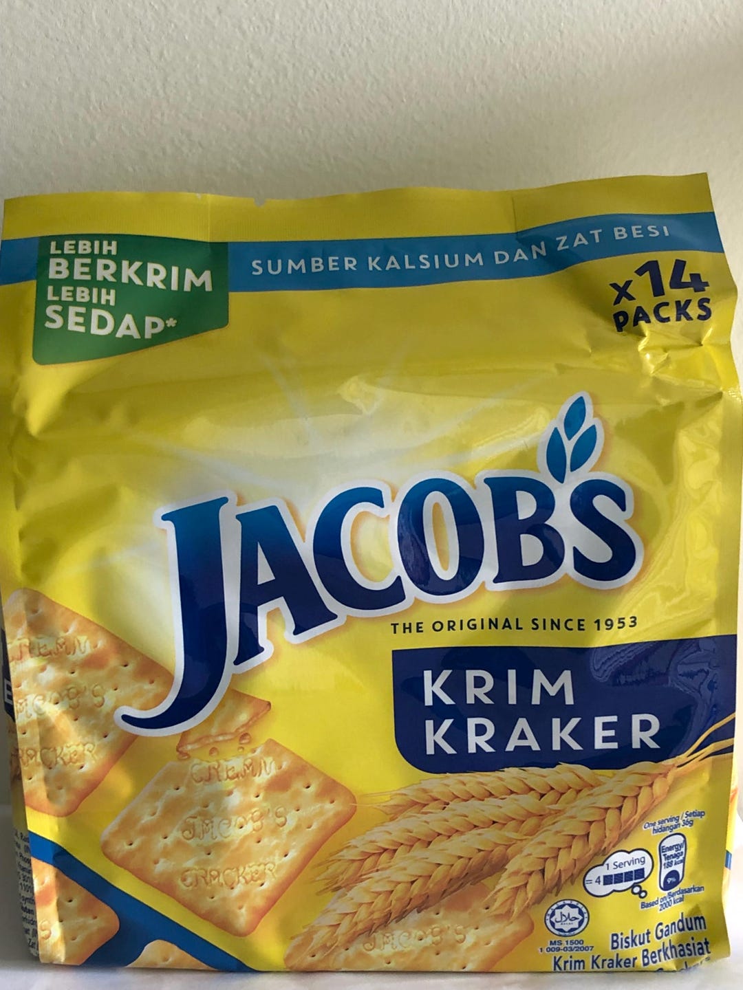 Jacobs Cream Cracker/ Jacobs/jacobs Krim Kraker.i Krakers/cracker May ...