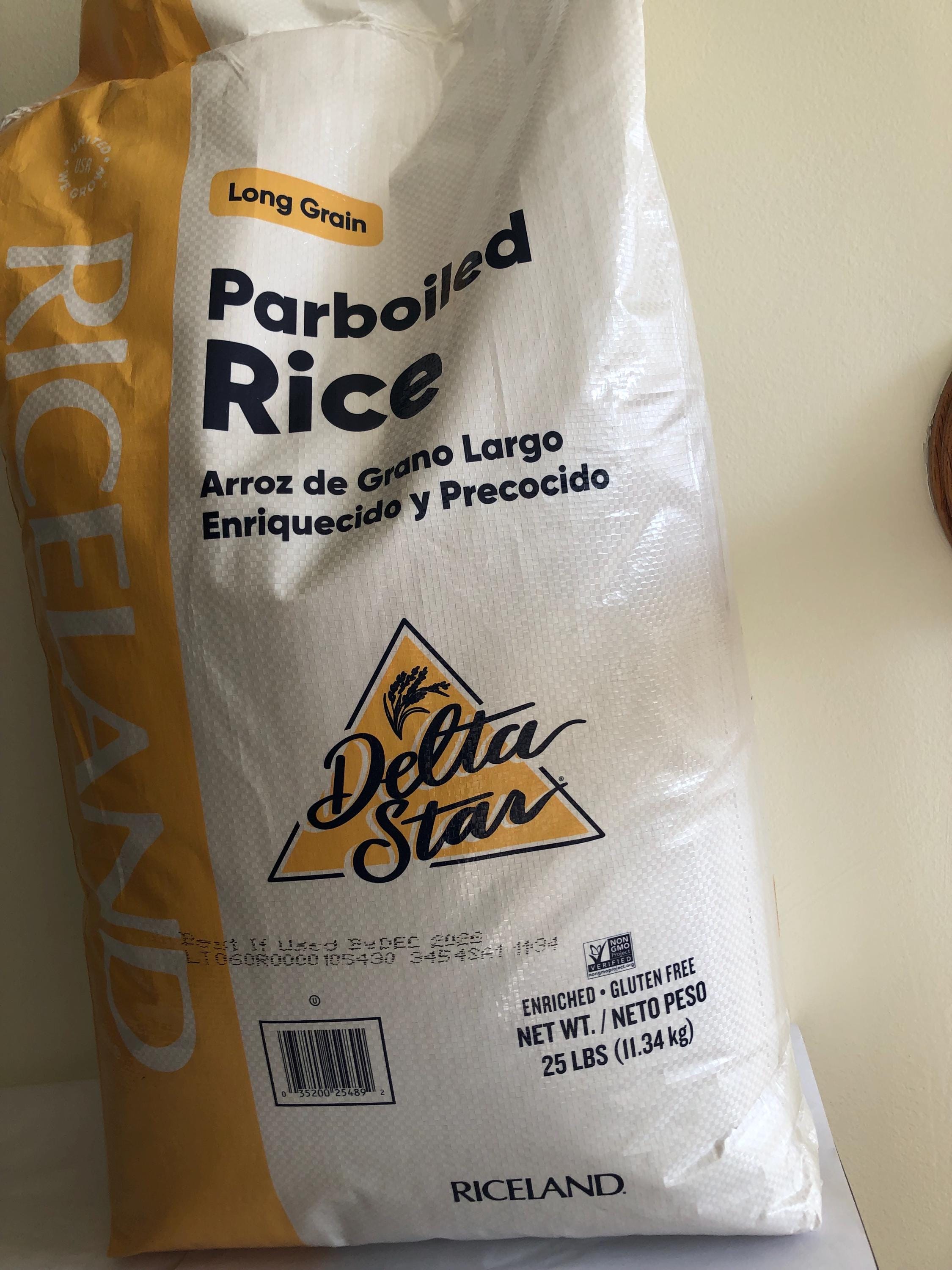 Delta Star Long Grain Parboiled Rice 25lbs. - Etsy