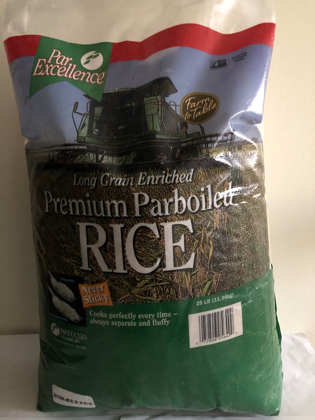Par Excellence Long Grain Enriched Premium Parboiled Rice 25 Lbs. - Etsy