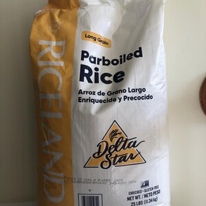 Delta Star Long Grain Parboiled Rice 25lbs. - Etsy
