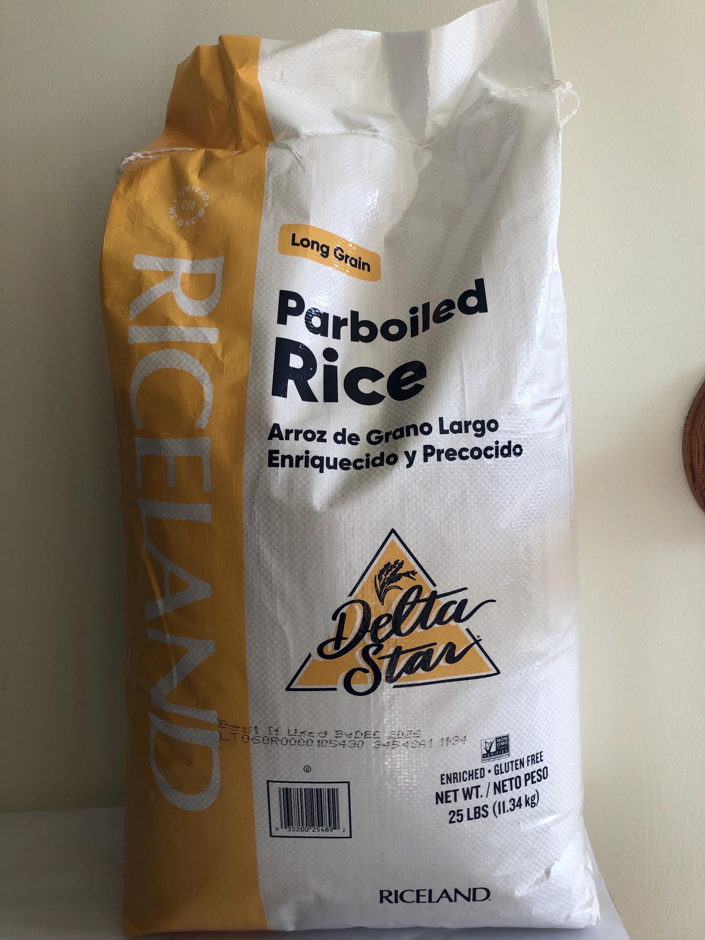 Delta Star Long Grain Parboiled Rice 25lbs. - Etsy