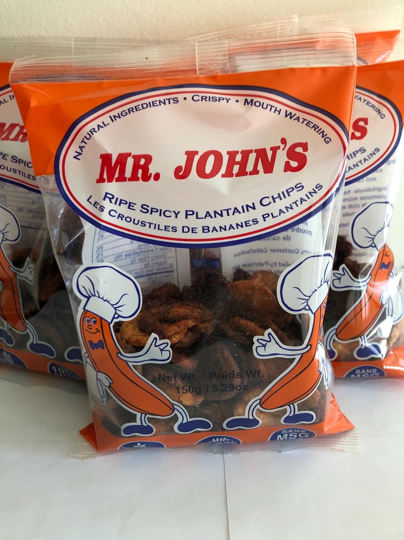Mr. John's Ripe Spicy Plantain Chips - Etsy