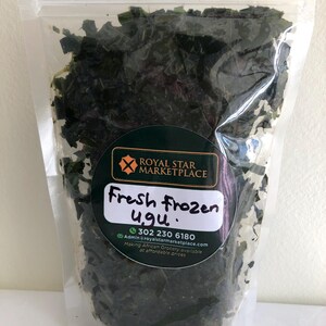 Fresh Frozen Ugu Leaves/fresh Ugu/flutted Pumpkin Leaves/ugu…. (ships ...