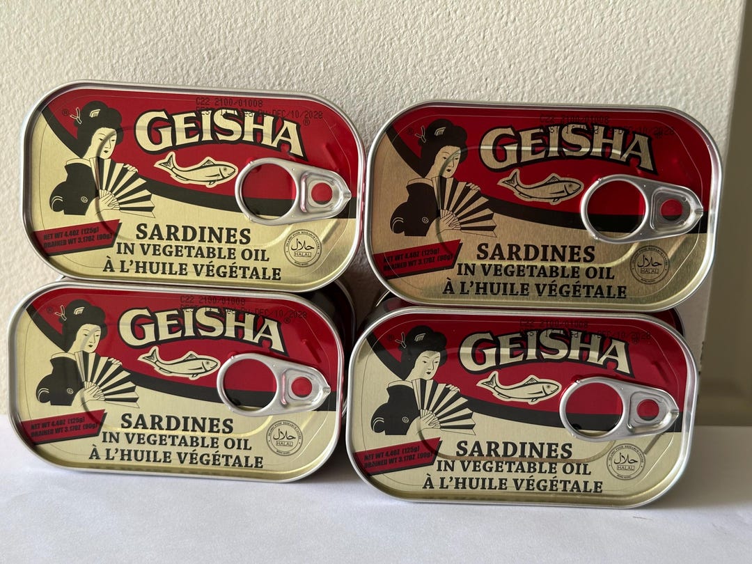 Geisha Sardines/canned Fish. - Etsy