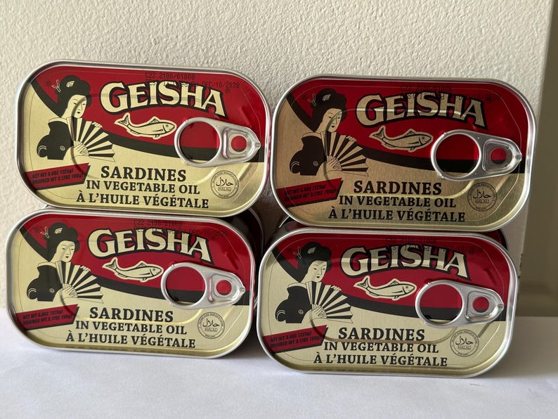 Geisha Sardines/canned Fish. - Etsy
