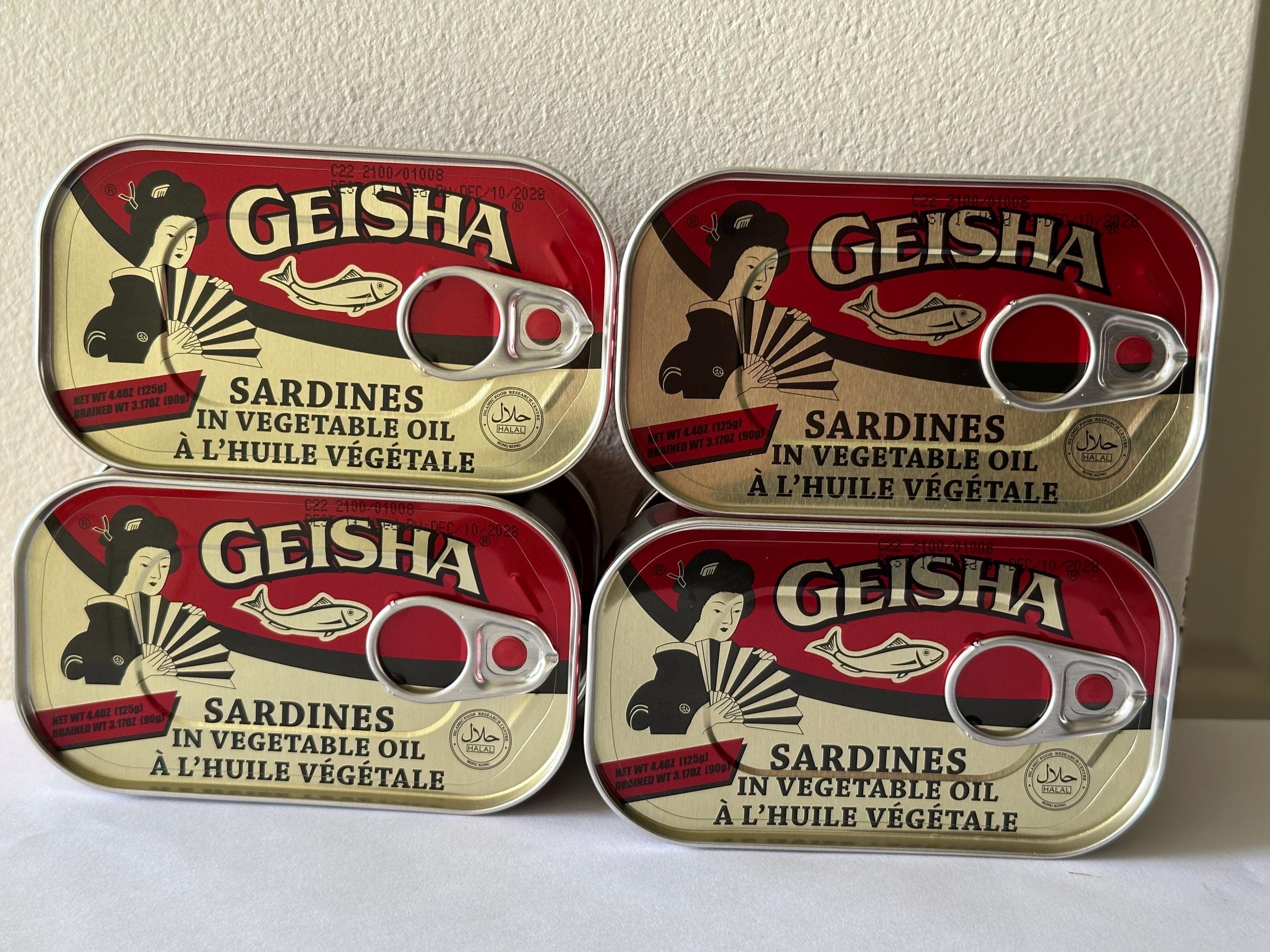 Geisha Sardines/canned Fish. - Etsy