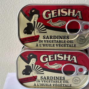 Geisha Sardines/canned Fish. - Etsy