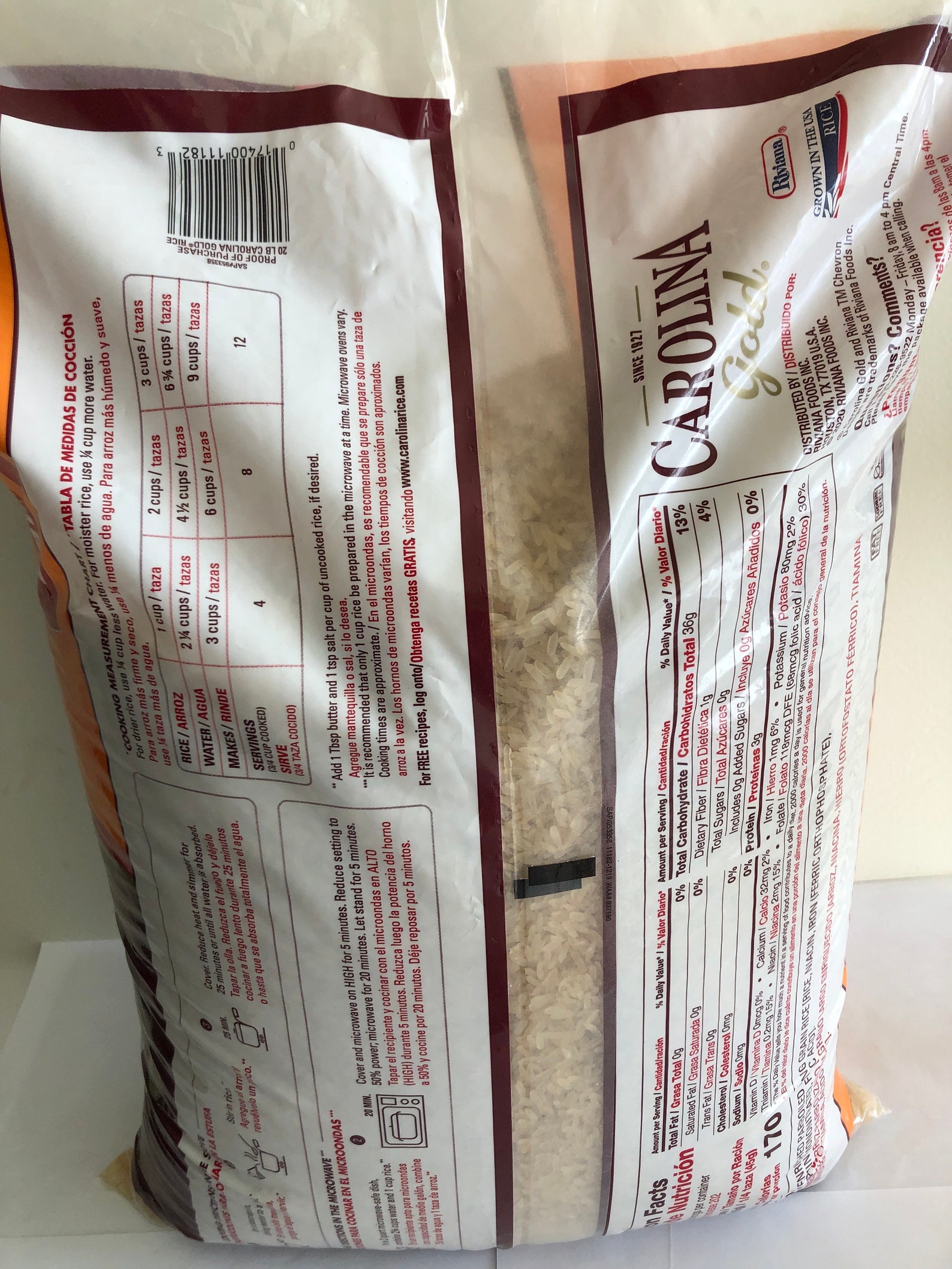 Carolina Gold Extra Long Grain Parboiled Rice/parboiled Rice/long Grain ...