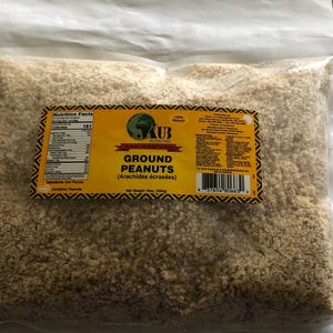 Ground Peanuts/grounded Raw Peanuts/product of Cameroon 454g. - Etsy