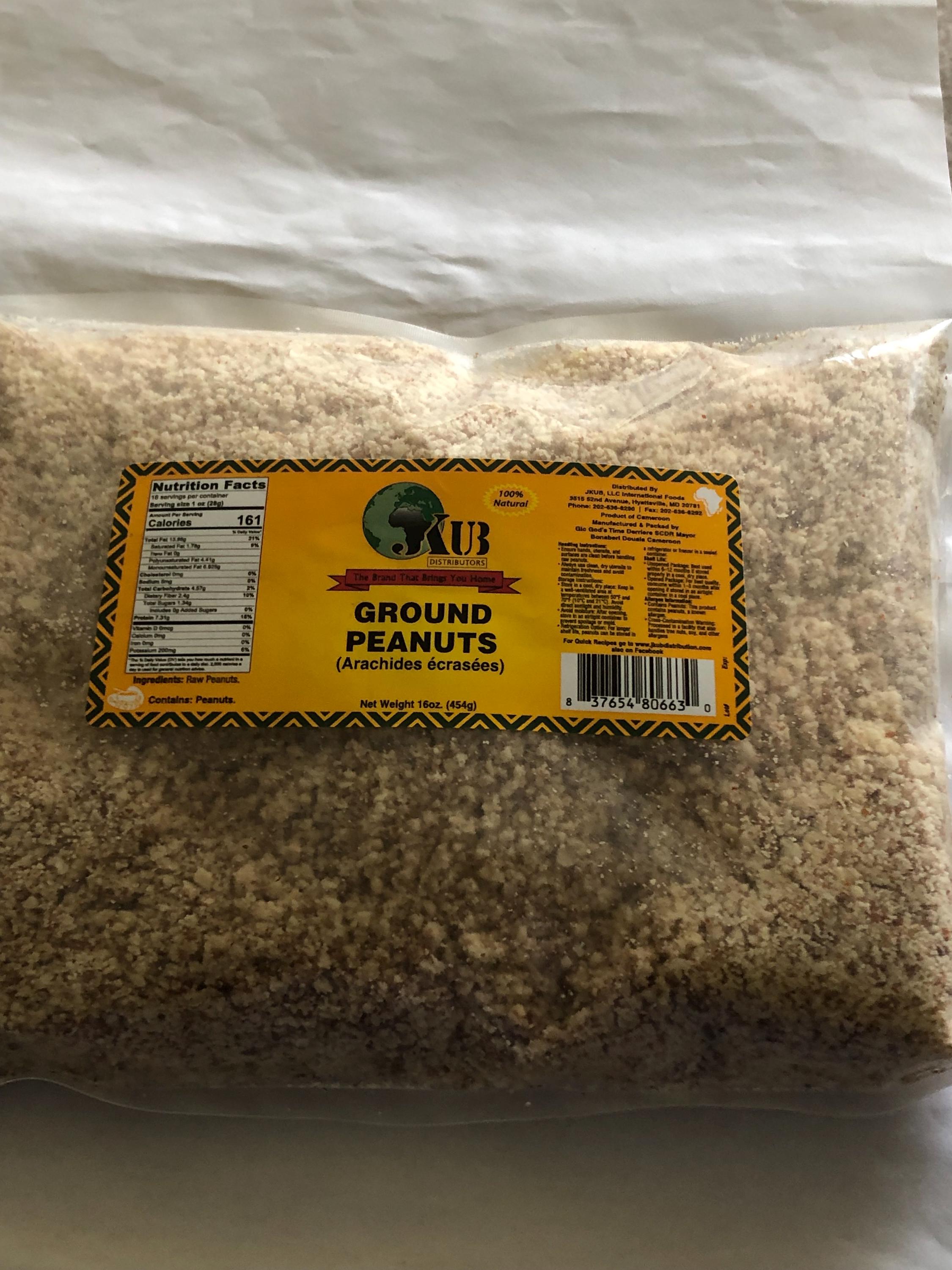 Ground Peanuts/grounded Raw Peanuts/product of Cameroon 454g. - Etsy