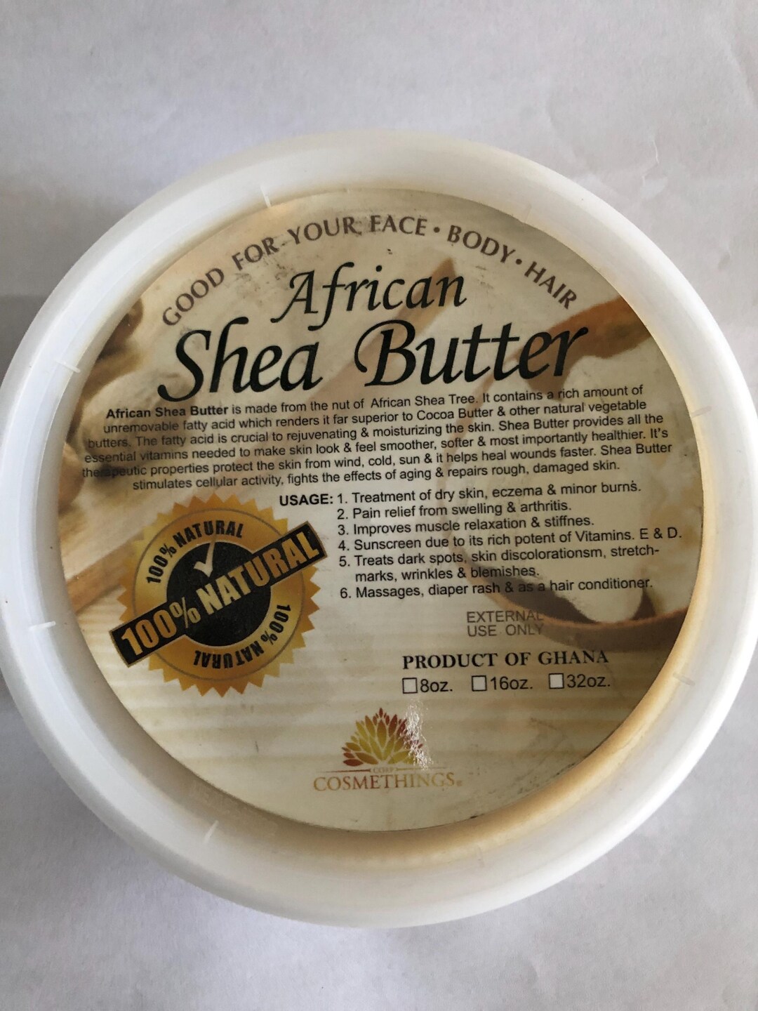 African Shea Butter/shea Butter/ori. - Etsy