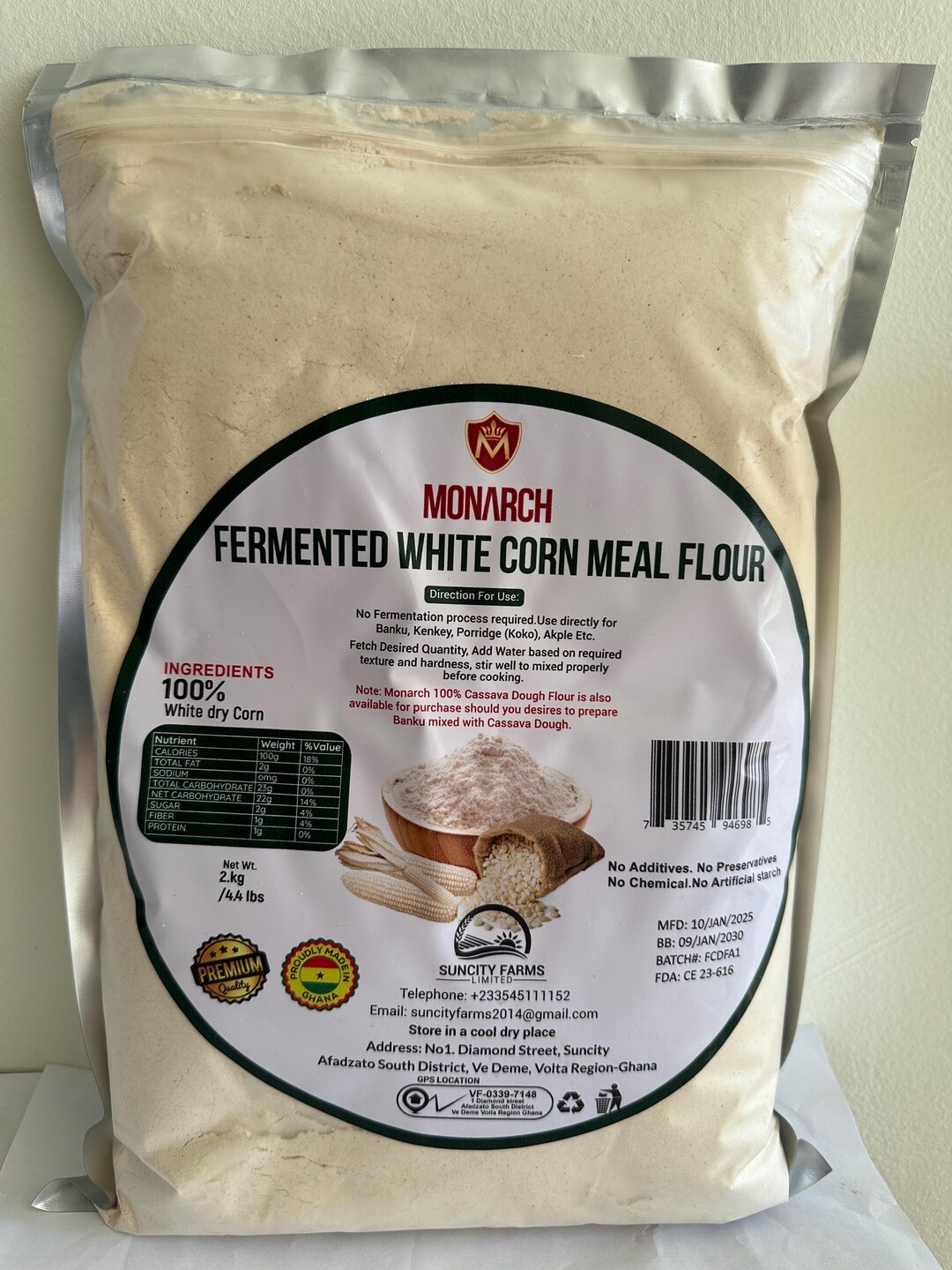 Fermented White Corn Meal Flour - Etsy