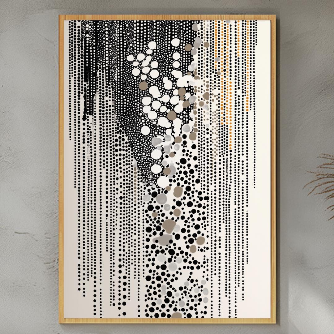Falling Rain 1 Aboriginal Inspired Australian Art by Warru Barker - Etsy