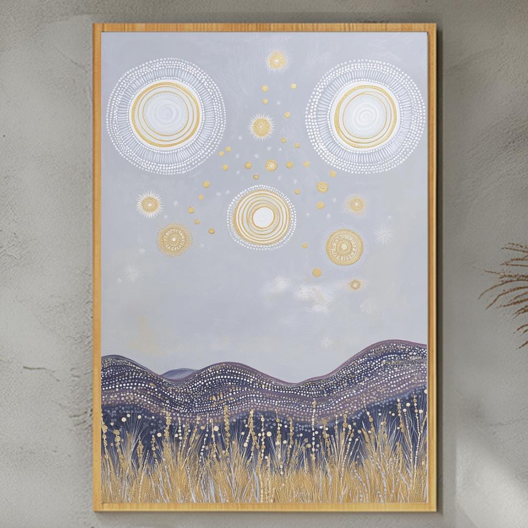 Seven Sisters – Aboriginal Inspired Australian Art by Warru Barker - Etsy