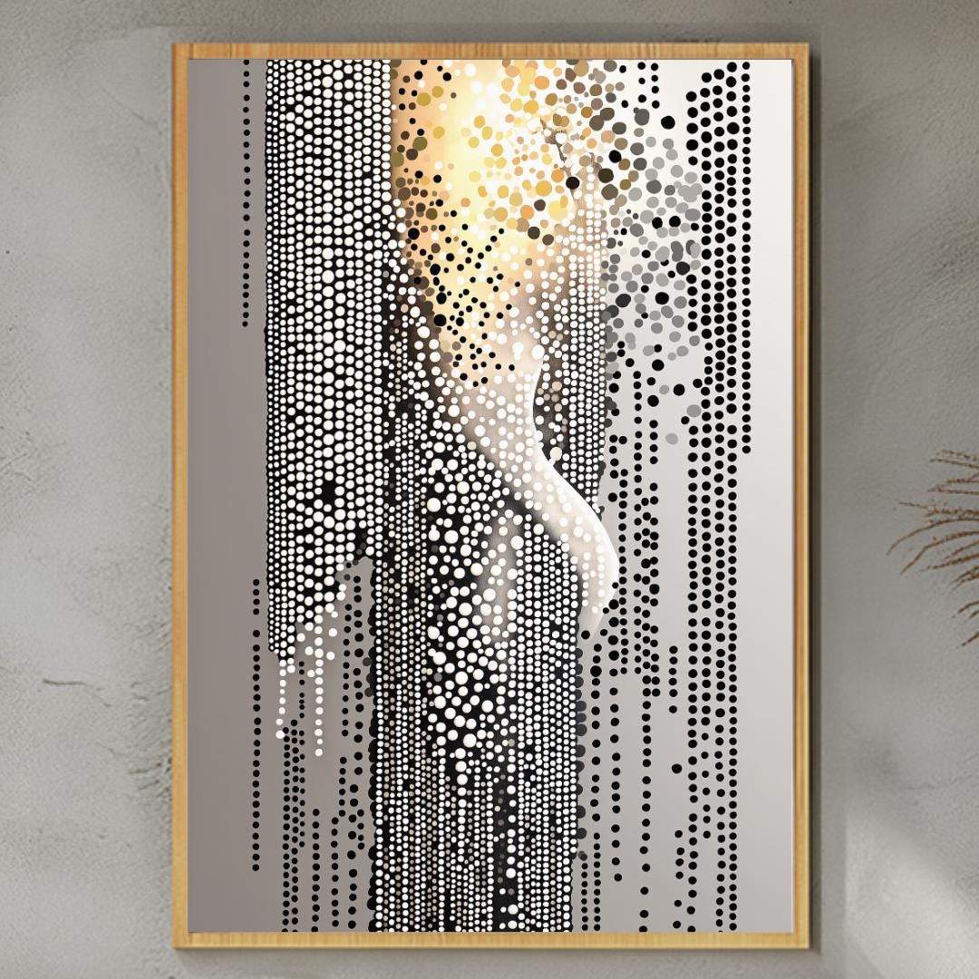 Falling Rain 3 Aboriginal Inspired Australian Art by Warru Barker - Etsy