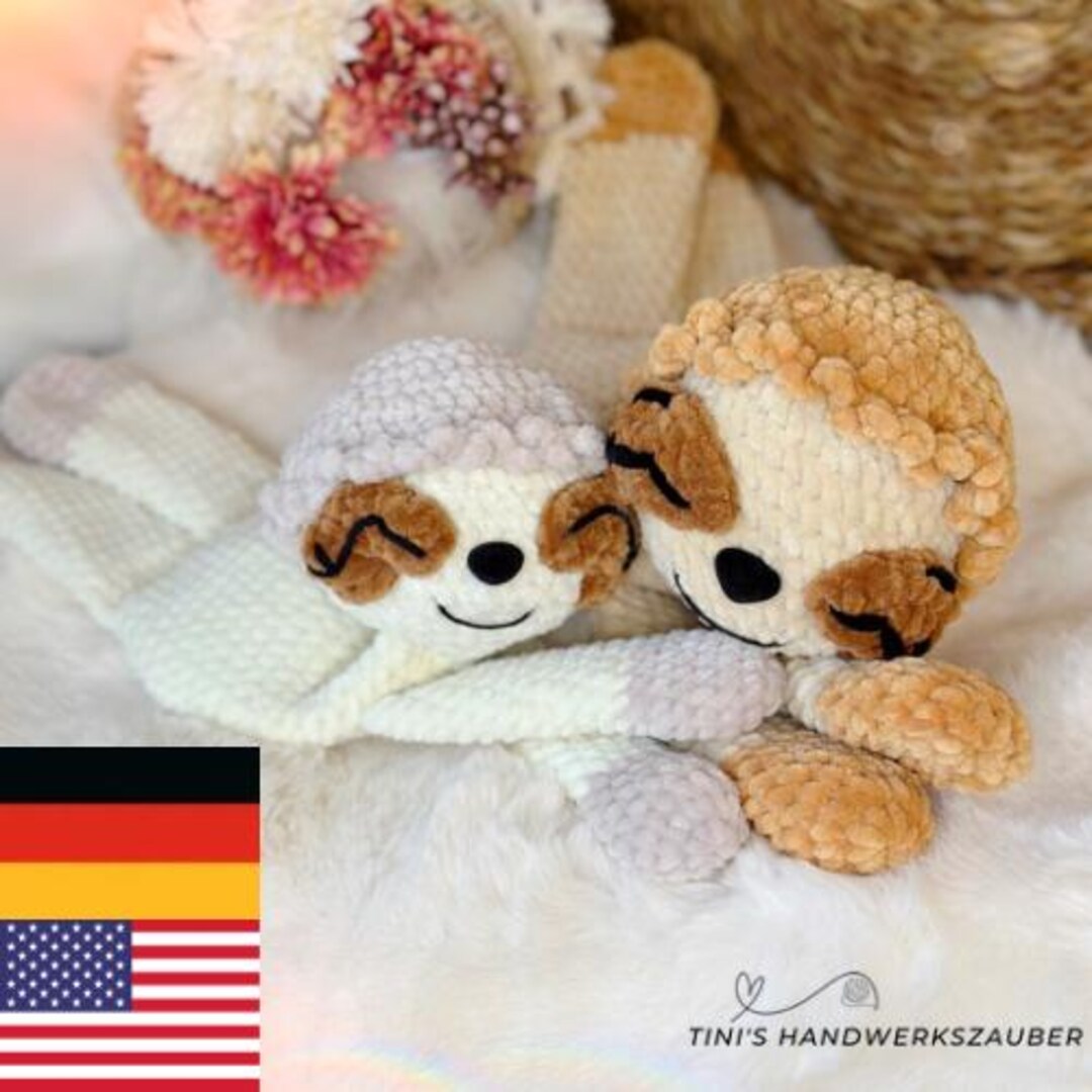 Crochet Pattern Sloth Lazy - Etsy