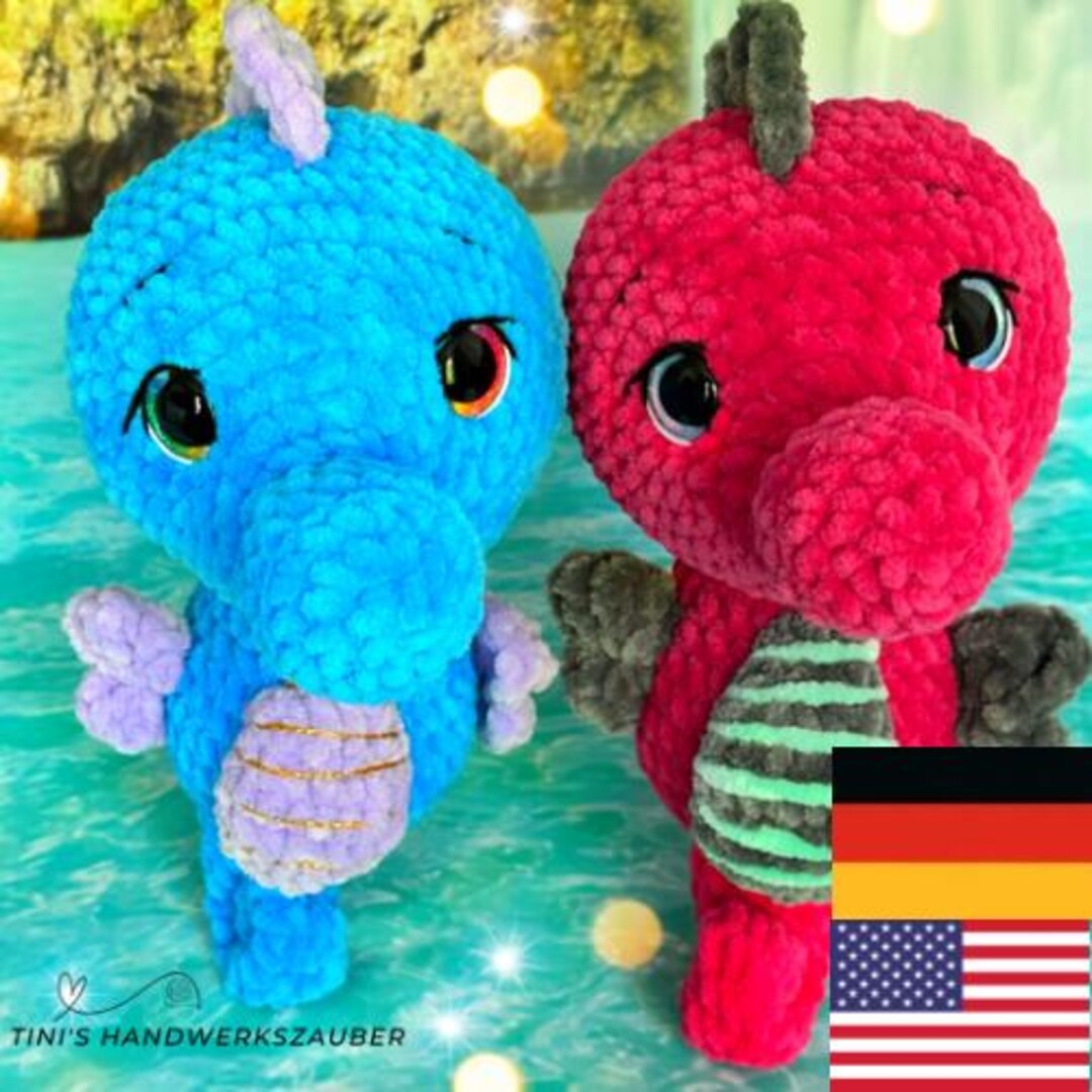 Crochet Pattern Seahorse Seesi/ Crochet Pattern Seahorse Seesi - Etsy UK