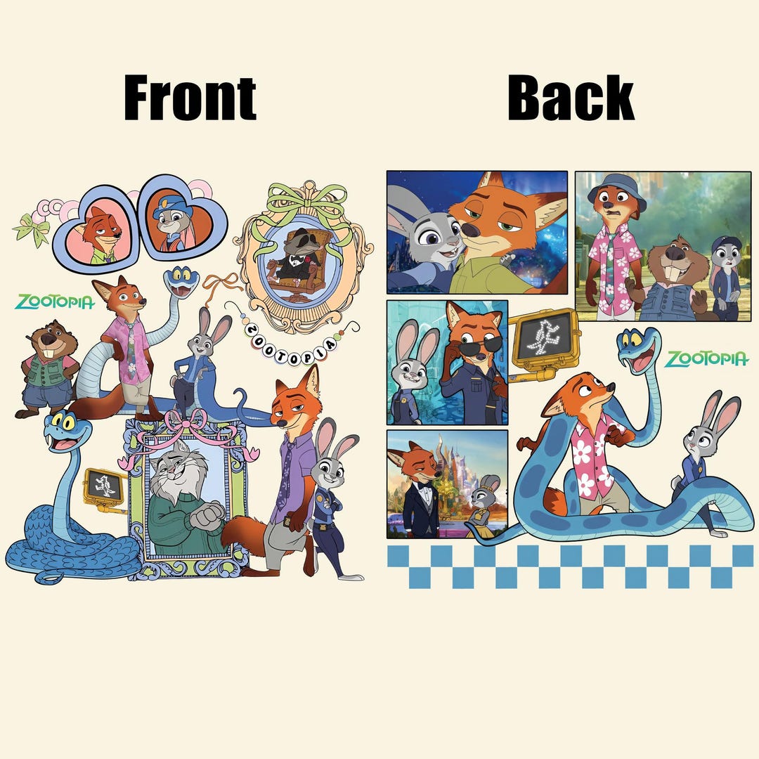 Custom All Zootopia Character Gary De Snake Nick Wilde Gazelle Png ...