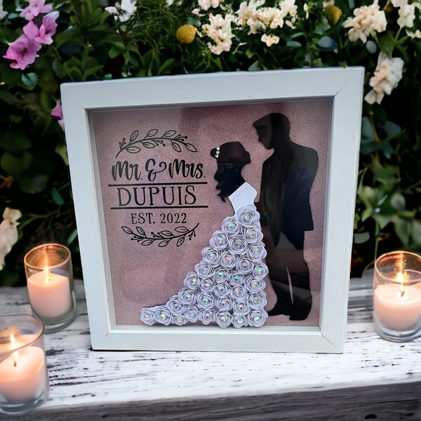 Wedding Shadow Box - Etsy