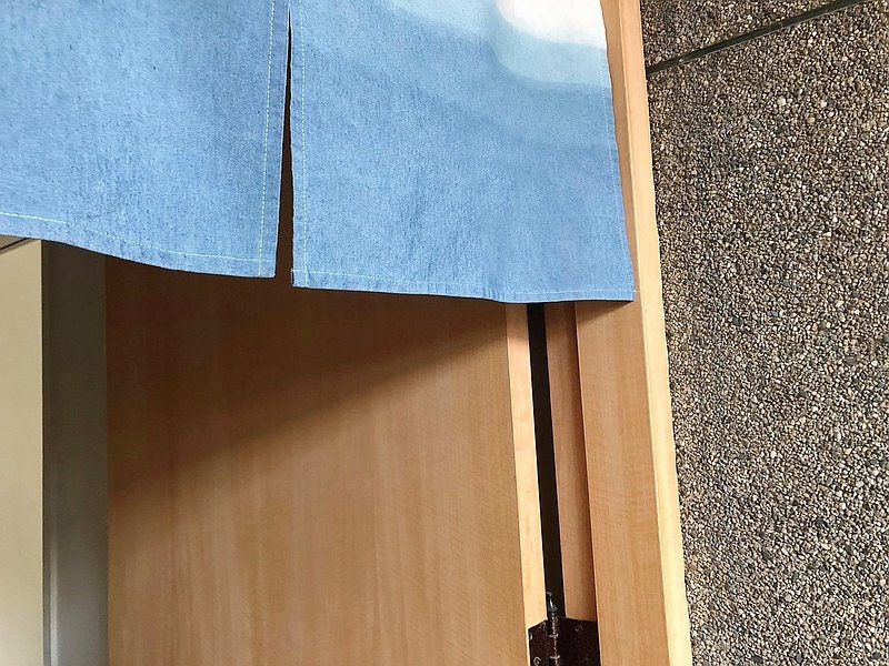 Linen Doorway Short Noren Curtain Japanese Door Panels Half 27 Color ...