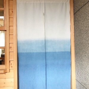 Linen Color Shades Noren Curtain Door Panels Doorway Japanese Style ...