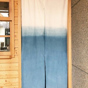 Linen Color Shades Noren Curtain Door Panels Doorway Japanese Style ...