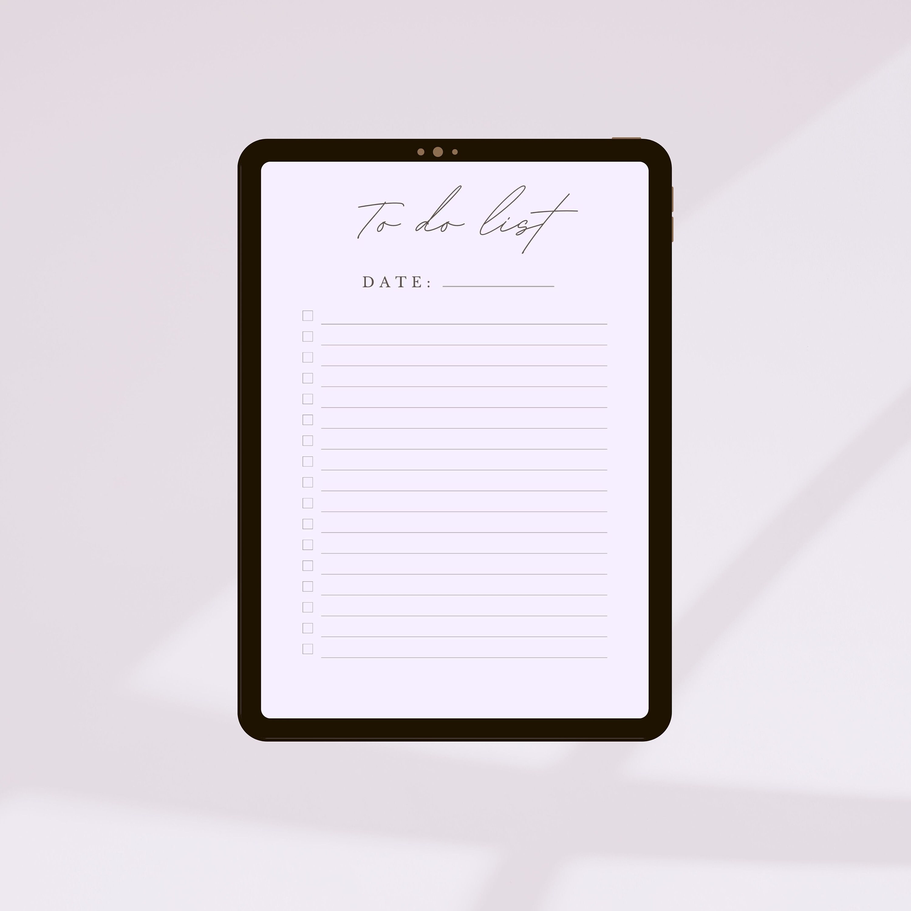 Printable To Do List PDF A4 A5 Letter And Half Letter Size Etsy Canada Printable To Do List PDF A4 A5 Letter And Half Letter Size Etsy Canada
