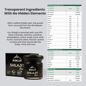 Pure Shilajit Resin - Authentic Mineral Supplement for Natural Wellness ...