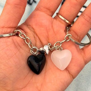 Matching Keychains for Friendship Keychain Quartz Love Keychain Best ...