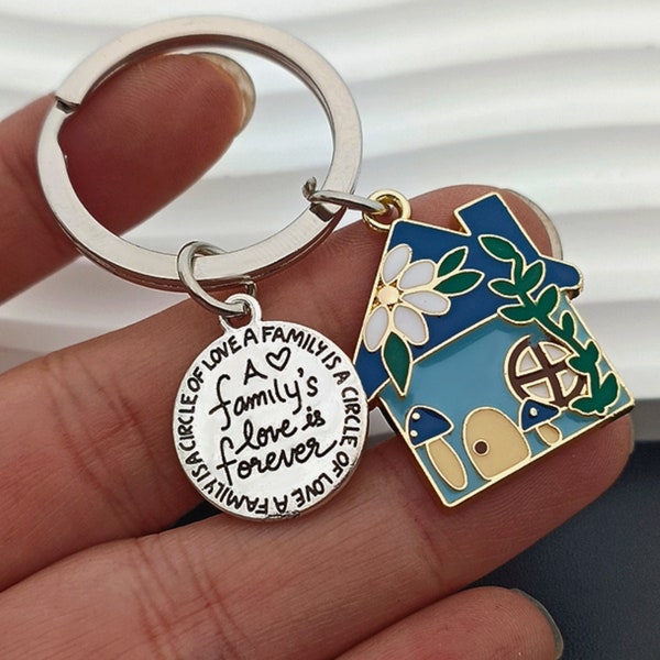 Home Keychain - Etsy