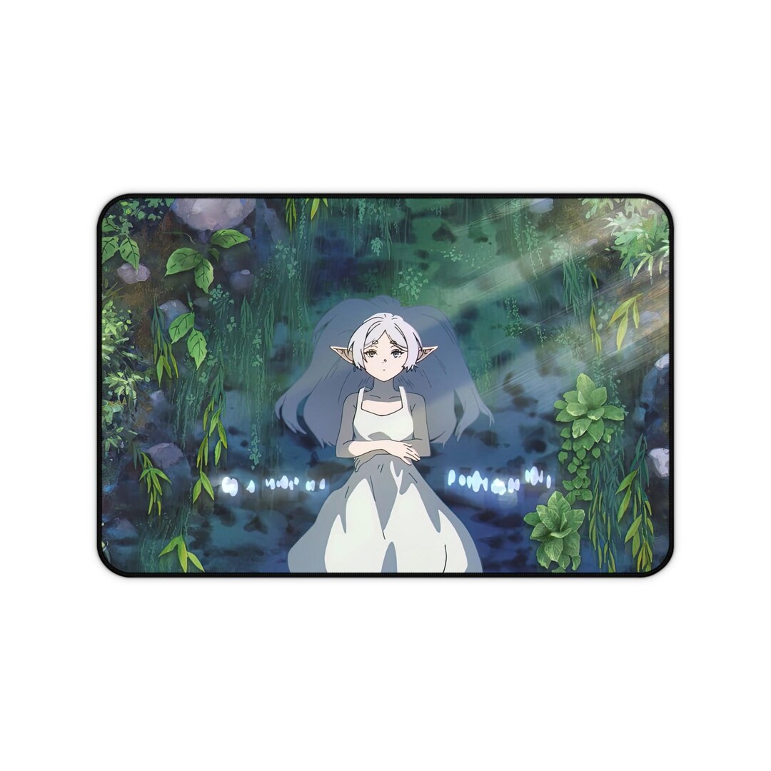 Frieren Inspired Mystical Forest Desk Mat, Anime Mouse Pad, Office ...