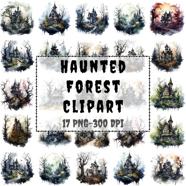 Haunted Forest - Etsy