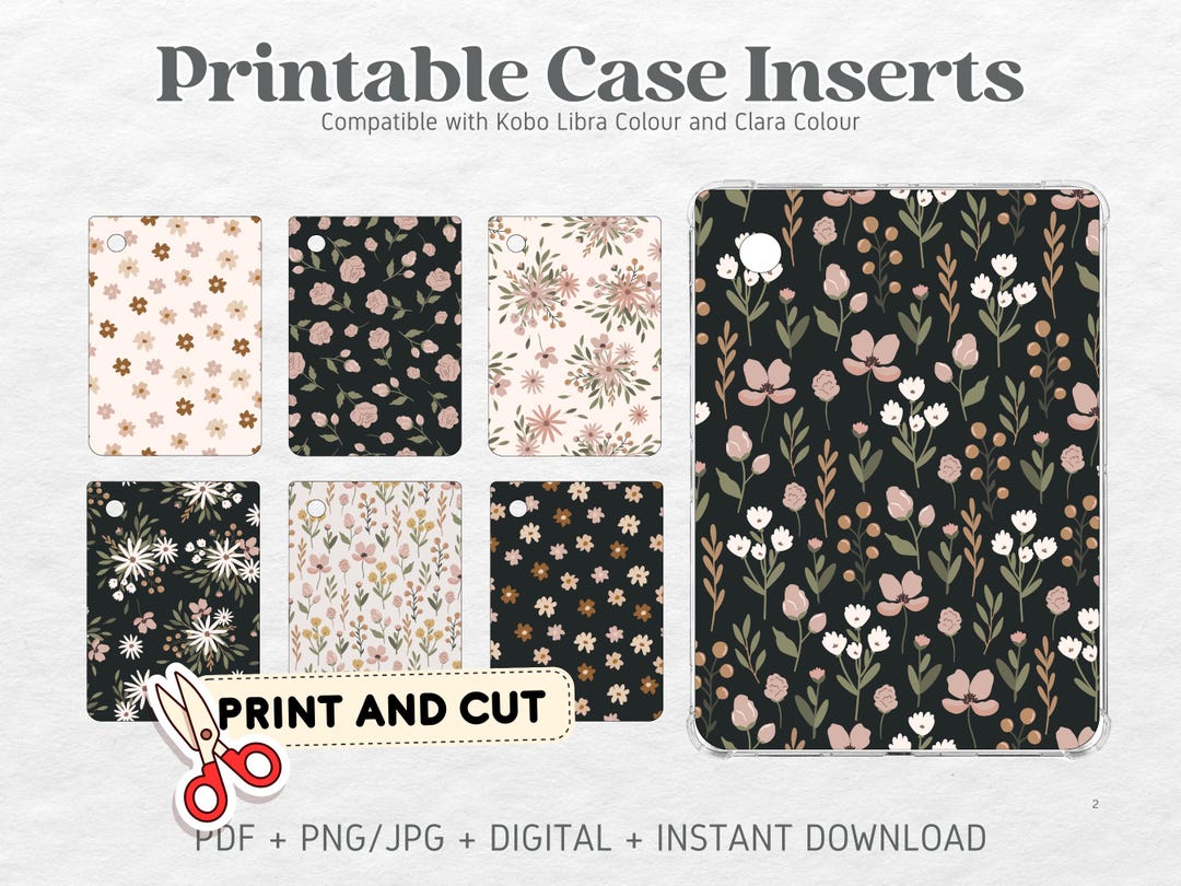 Kobo Libra Colour Kobo Clara Colour Printable Cardstock Clear Case ...