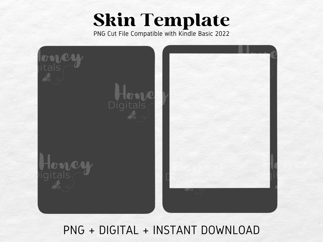 Skin Template for Kindle Basic 2022 | Cut File PNG - Etsy