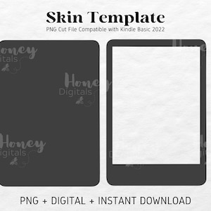 Skin Template for Kindle Basic 2022 | Cut File PNG - Etsy
