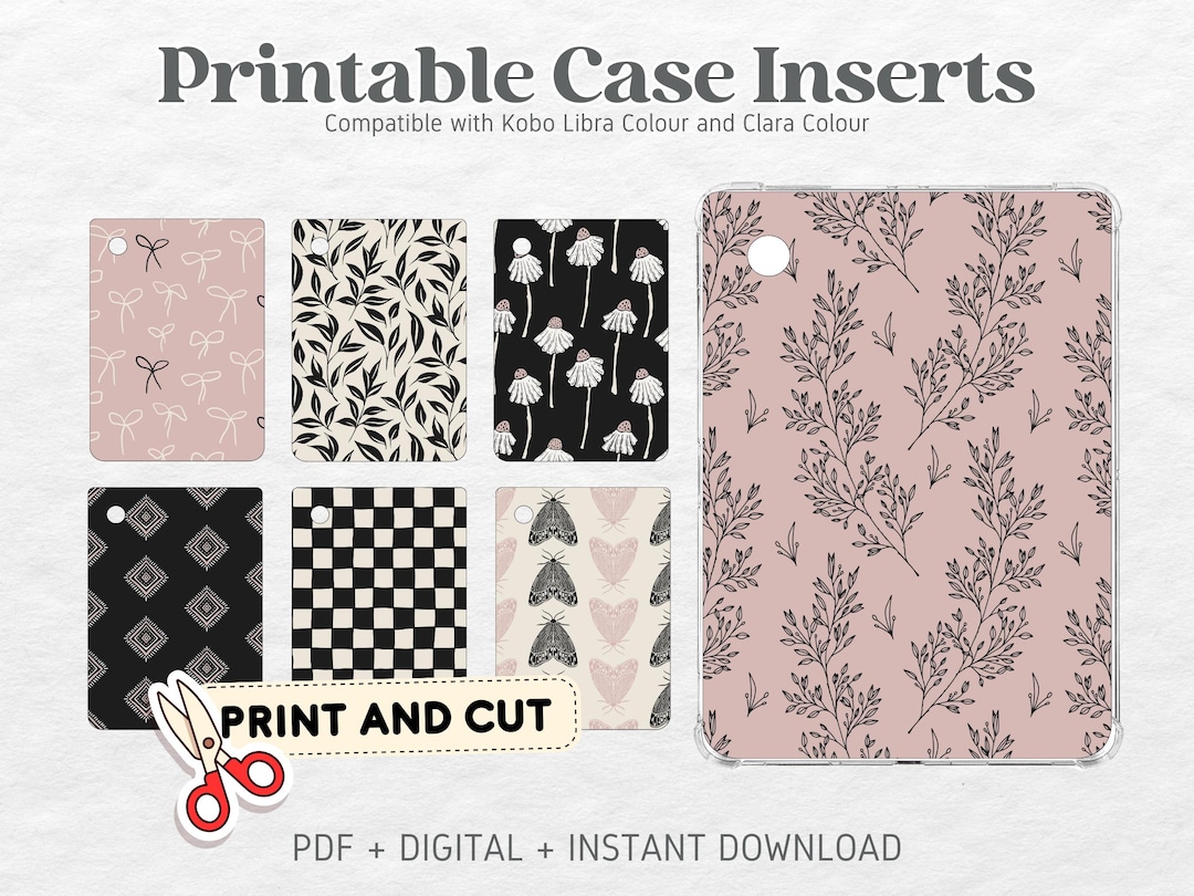 Kobo Libra Colour Kobo Clara Colour Printable Cardstock Clear Case ...